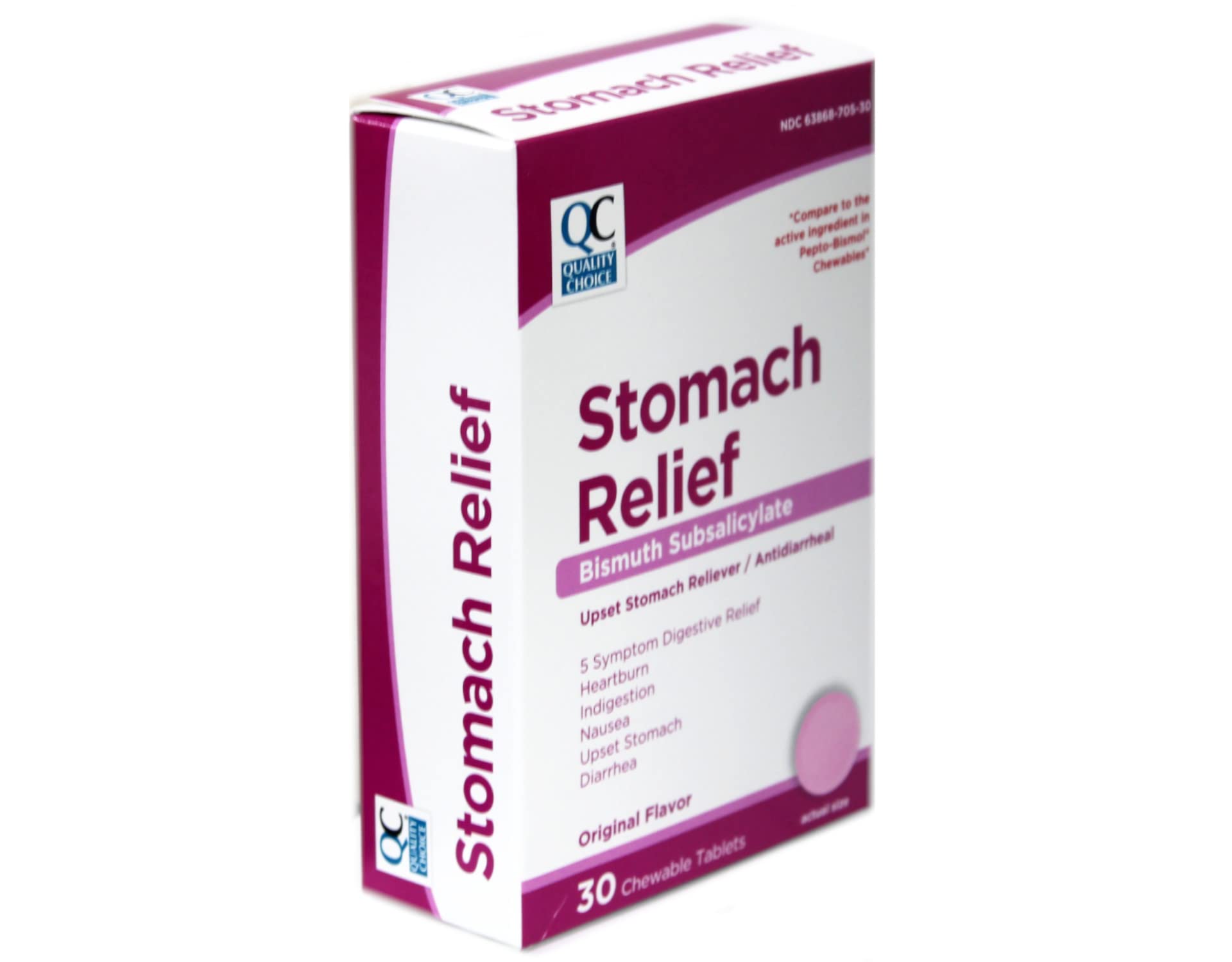 Mua Quality Choice Pink-Bismuth Chewable Tablets 30 Tablets, Boxes ...