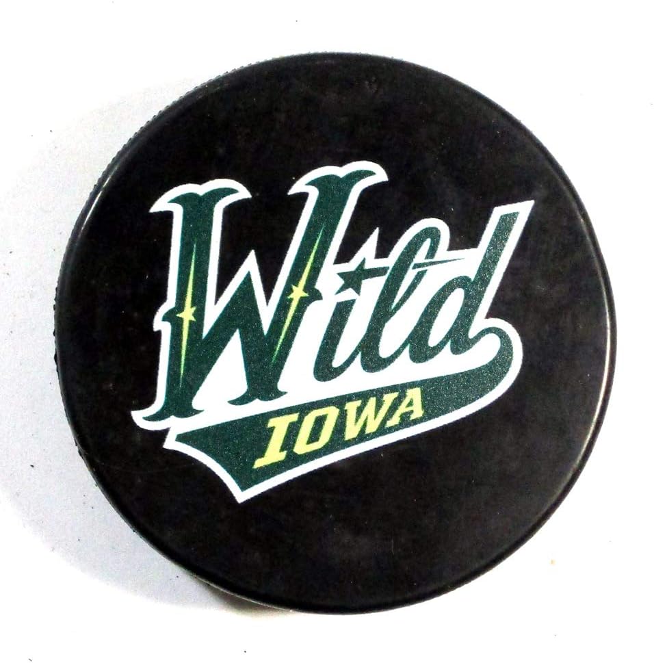 Amazon.com: Iowa Wild Logo Official AHL Collectible Hockey Puck ...