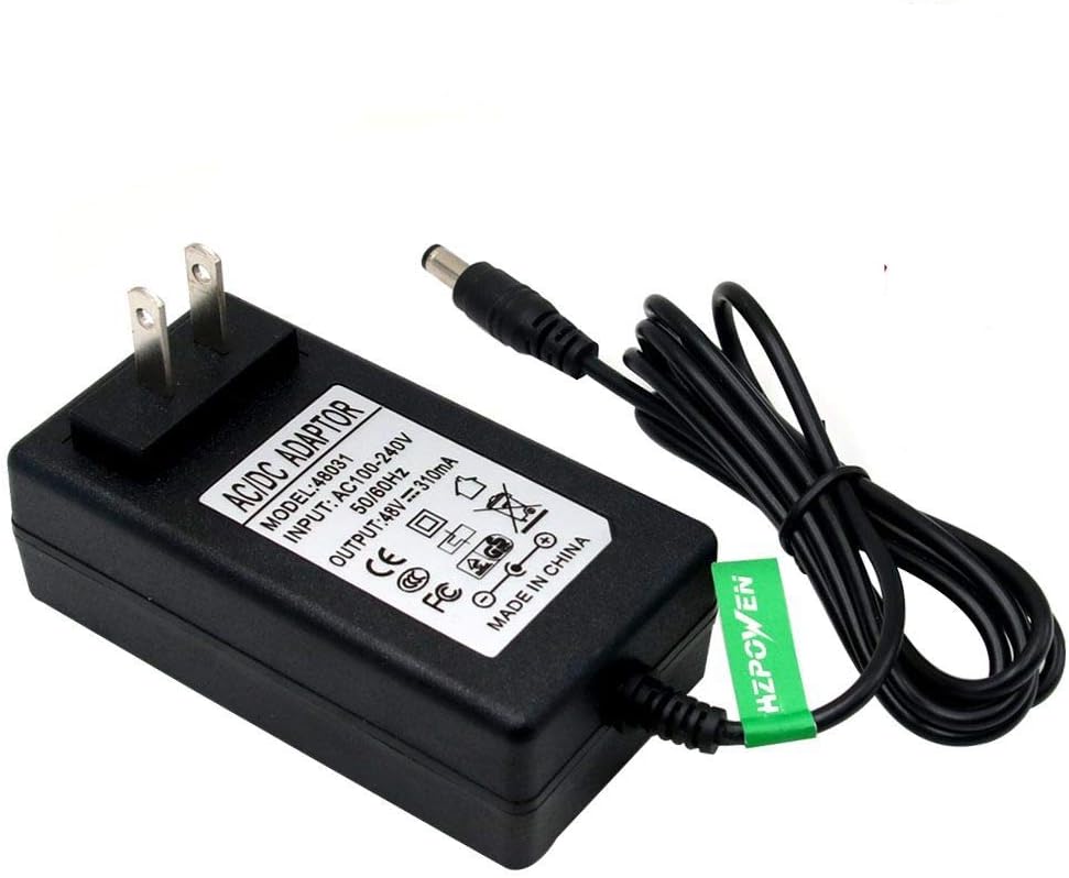 Amazon.com: 48V Power Adapter for VOIP Polycom IP Phones VVX 300, 301 ...