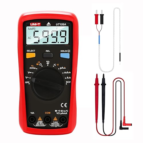 UNI-T Digital Multimeter Tester UT133A, AC DC Voltage Current Dmm ...