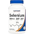 Amazon.com: Nutricost Selenium Supplement 100mcg, 240 Capsules, Vegetarian, Gluten Free & Non ...