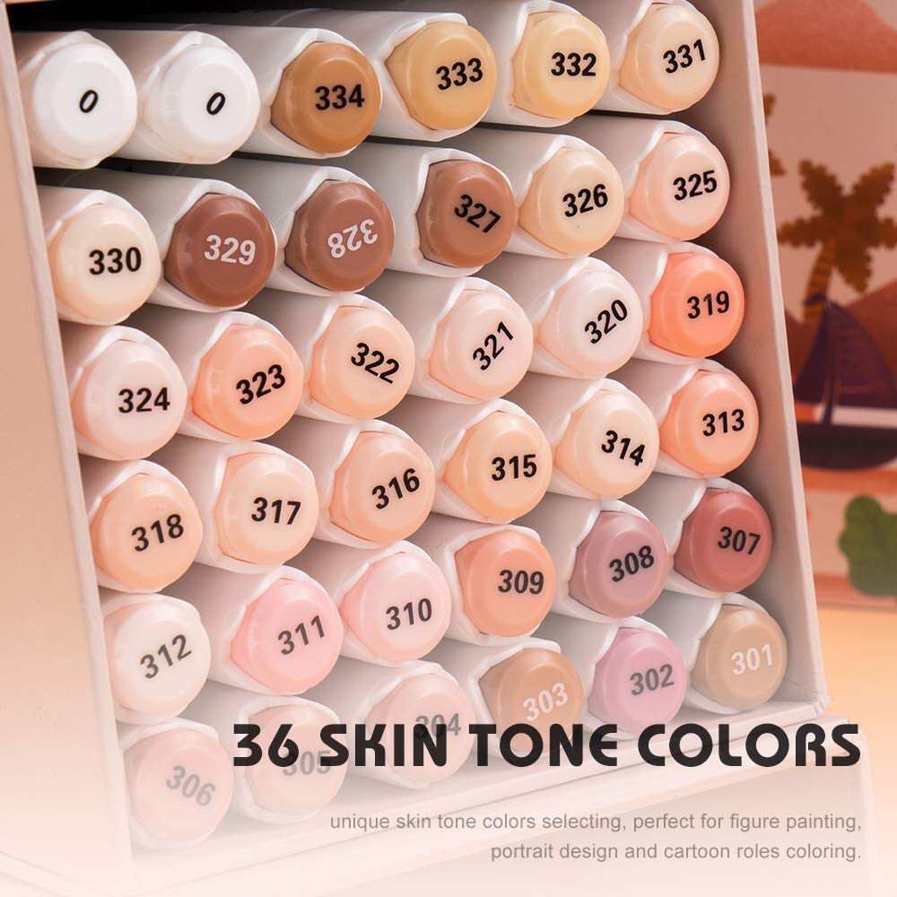 Mua Arrtx Skin Tone Markers, ALP 36 Dual Tip Skin Color Markers ...