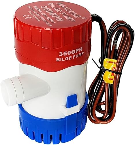Submersible Boat Bilge Water Pump 12v 1100gph Non-Automatic Marine ...