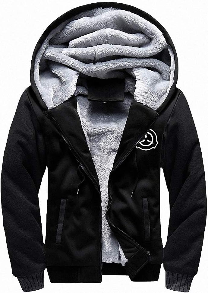 SCP Hoodie Zip Jacket SCP Foundation Secure Contain Protect Men Autumn ...