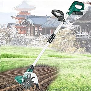 20V Handheld Tiller Rotavator, Portable Electric Tiller, Cordless Soil ...