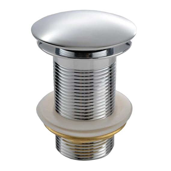 Witsinhome Stainless Steel Chrome Basin Waste,Standard UK Size: Amazon ...
