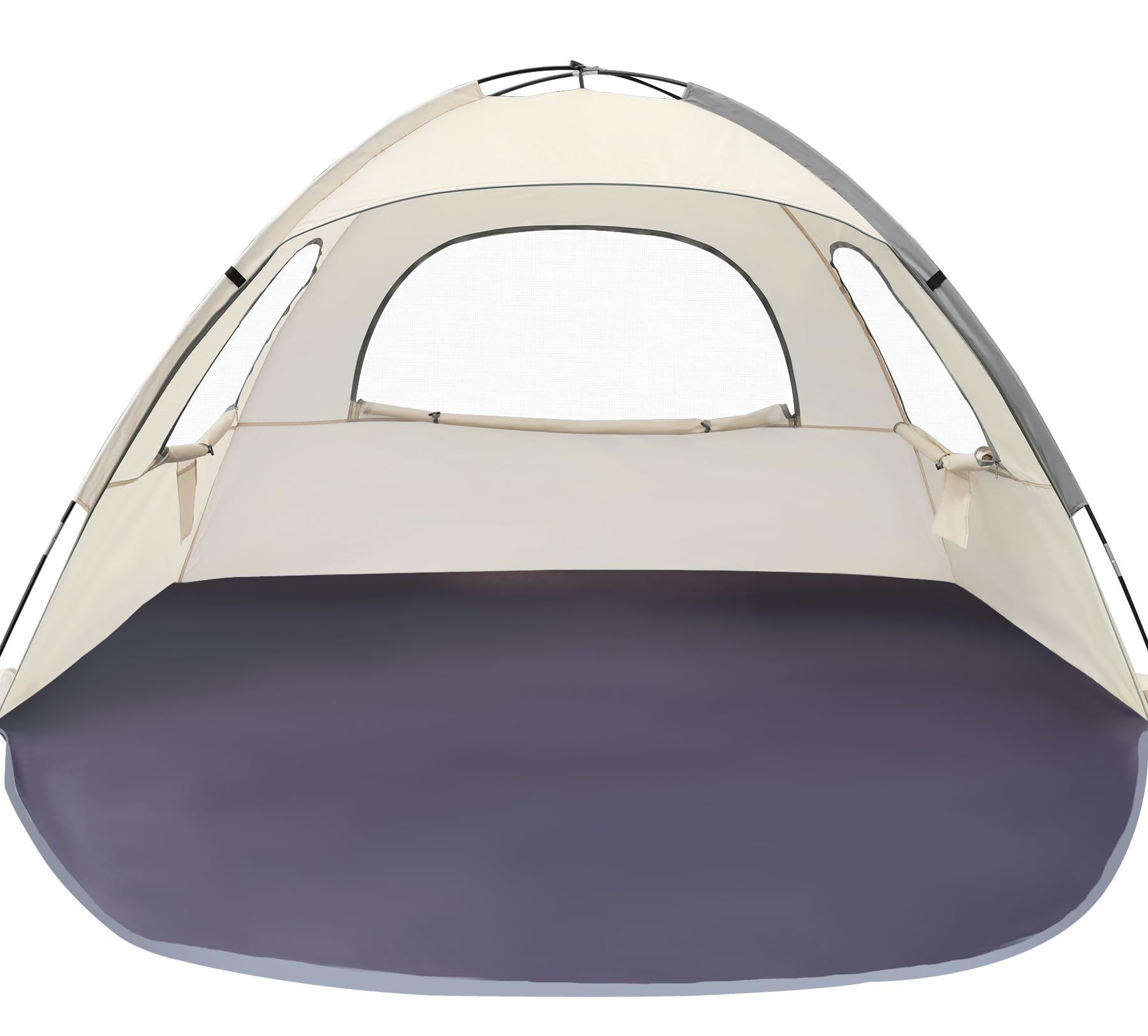 WhiteFang Beach Tent Anti-UV Portable Sun Shade Shelter for 4 Person ...