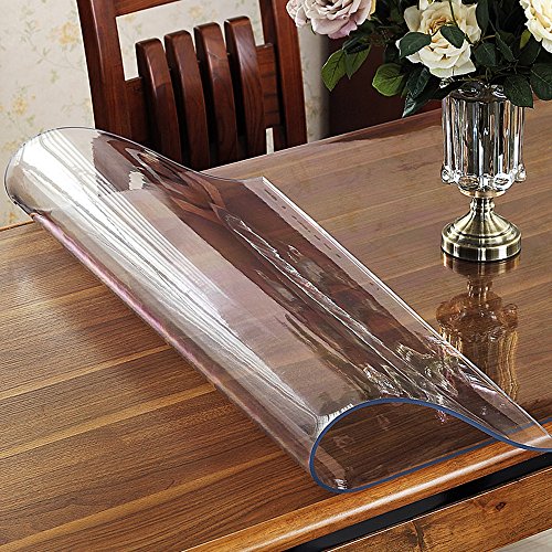 OstepDecor Custom 1 5mm Thick Crystal Clear PVC Table Cover Protector OstepDecor Custom 1 5mm Thick Crystal Clear PVC Table Cover Protector