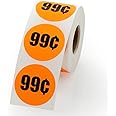 Amazon.com : LabelValue.com | 99 Cents Stickers | 1.5" - 500 Labels per ...