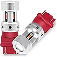Amazon.com: PHINLION 3057 3157 LED Red Brake Light Bulb, Super Bright ...