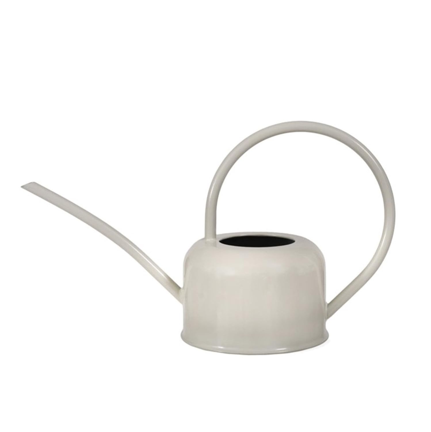 Indoor Chalk Coloured Watering Can Metal Galvanised Steel 1.1L Narrow ...