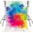 Amazon.com : Paint Splatter Backdrop Abstract Painting Photography ...