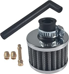 Amazon.com: WFEERXJA Silver 212cc Air Filter Jet Kit Carbon Fiber Cold ...