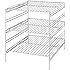 Amazon.com: Grayline 40182, Medium Triple Stackable Shelves, White ...