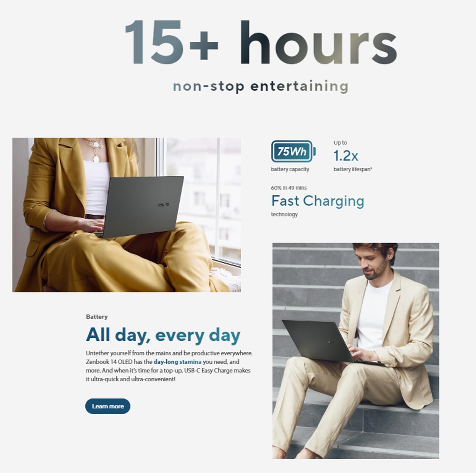 Mua ASUS ZenBook 14 Pro OLED Q425 Business Laptop, AI PC, Intel Ultra 7 155H ( i7-13700H), 16GB ...