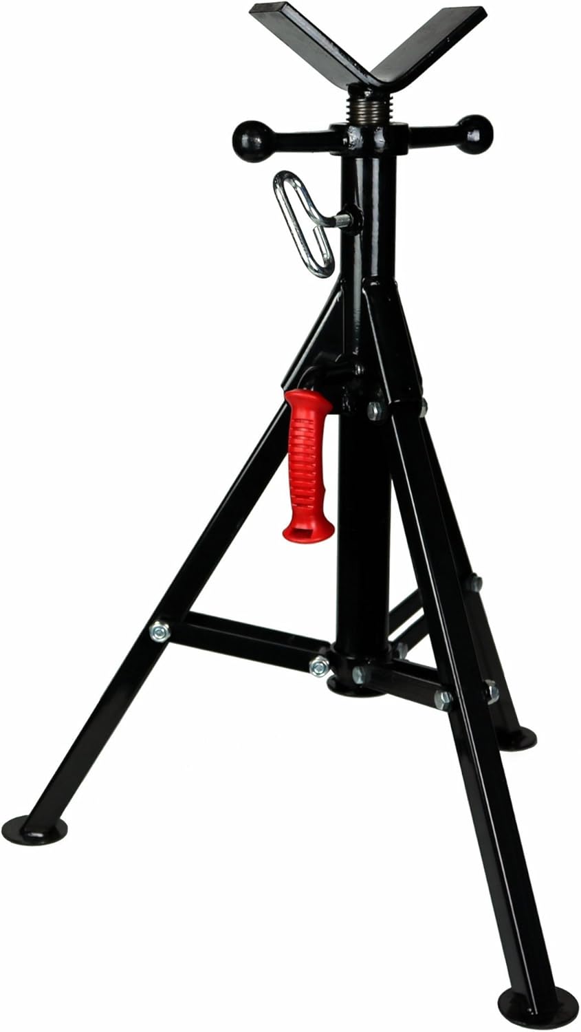Toledo Pipe 22168 1/8"-12" Portable Folding V Head Pipe Stand ...