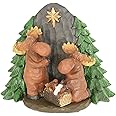 Amazon.com: SLIFKA Fir Pine Trees Moose Nativity Set Figurine 8" : Home ...