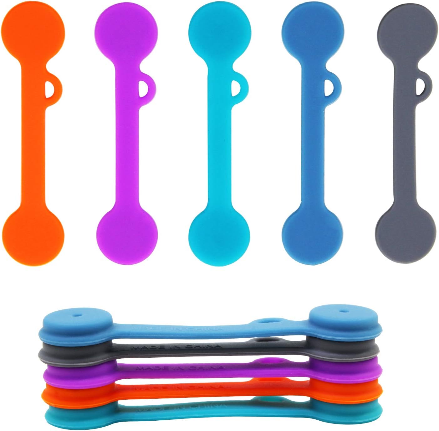 Magnetic Cable Clips Earphone Cable Organisers Earbuds Cord Winder ...