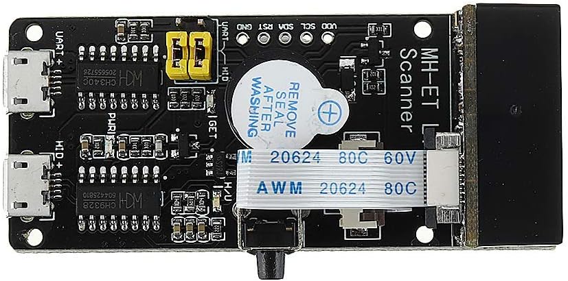 DollaTek UART Serial Embedded 2D Two-dimensional Scanner v3.0 Engine Barcode Recognition ...