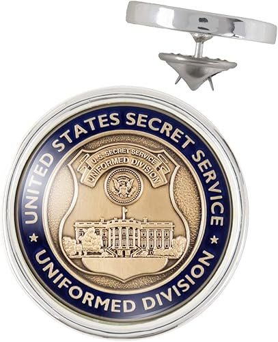 Pin's Argenté 20mm USA Service Secret United States Secret Service ...