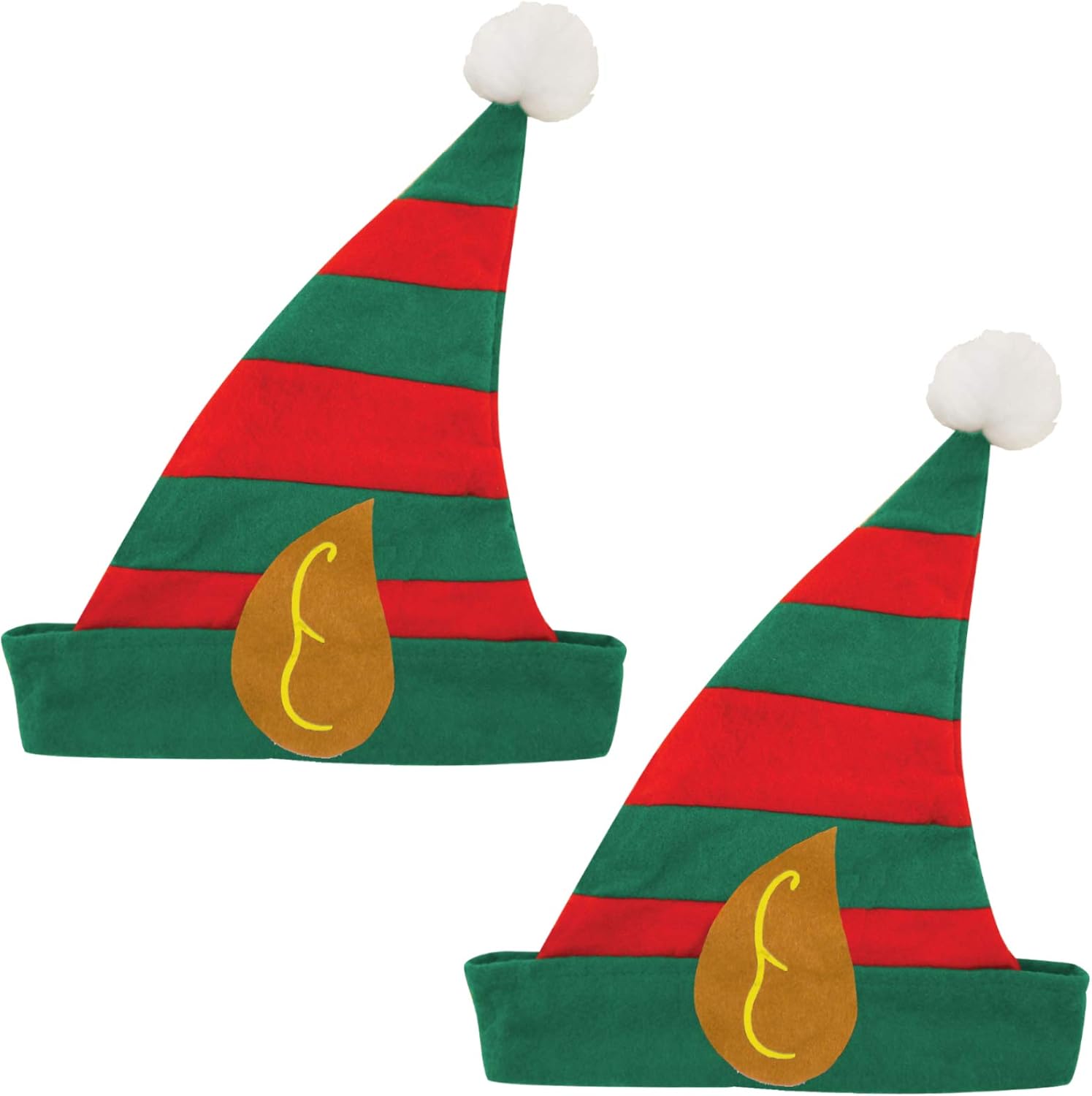 2 x Elfenmütze Hut für Elfen für Kostüm Elfe Waldgeist Elfenhut: Amazon ...