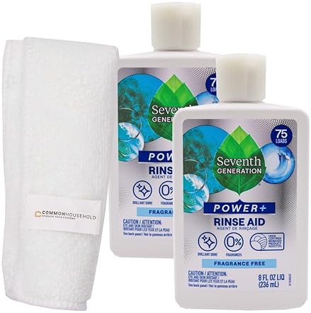 COMMON HOUSEHOLD Non-Abrasive, Reusable Microfiber Cloth Bundled with ...