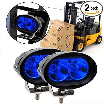 Forklift Truck LED Light Warehouse Safety Warning Lamp Blind Spot Blue ...