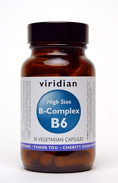 HIGH SIX® Vitamin B6 with B-Complex: 30 Veg Caps: Amazon.co.uk: Health ...