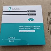 Syncwire Headphone Splitter, Nylon-Braided 3.5mm: Amazon.co.uk: Electronics