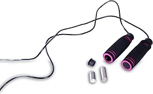 Tone Fitness Weighted Jump Rope : Exercise Jump Rope For Women : Sports ...