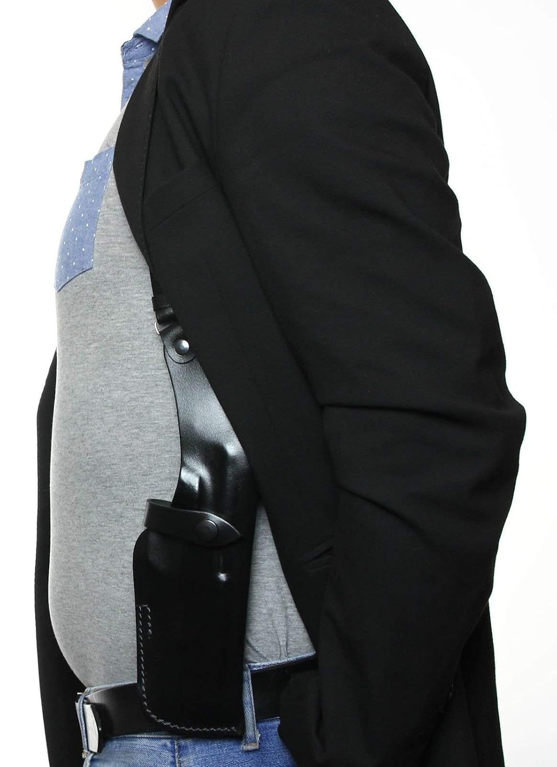 Amazon.com: Colt 1911 Genuine Leather Shoulder Classic Vertical Holster ...