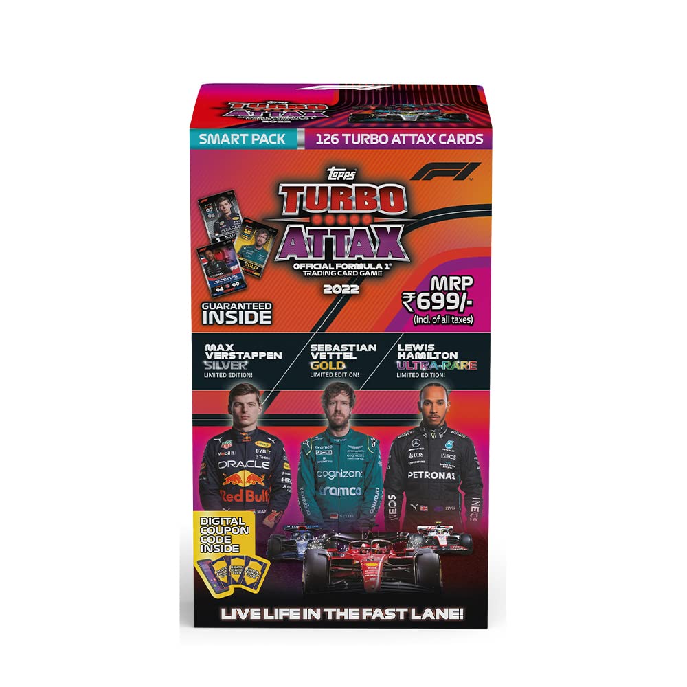 Topps India F1 Turbo Attax 2022 Trading and collectable Card Game ...