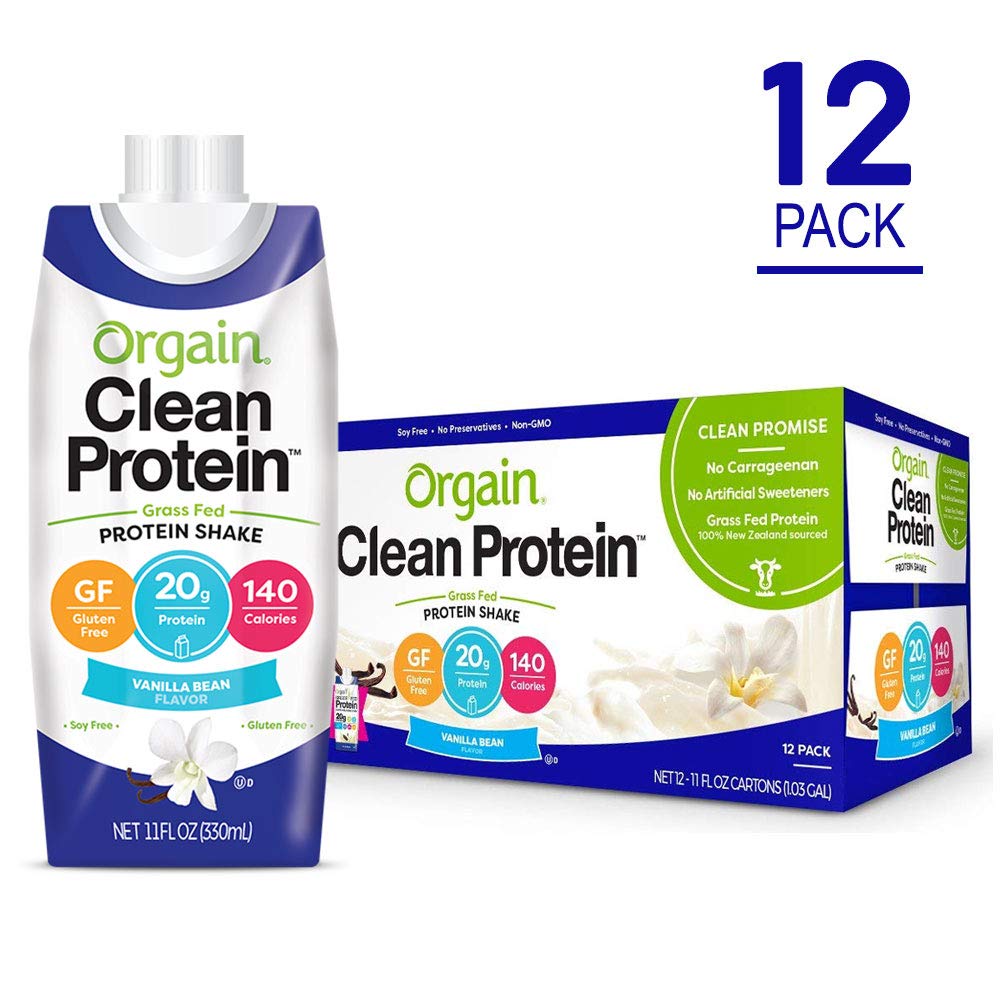Amazon.com : Orgain Clean Protein Shake Chocolate, 198 Fluid Ounce ...