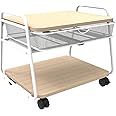 Amazon.com: Safco Onyx Under-Desk Utility Cart & Multi-Use Printer ...