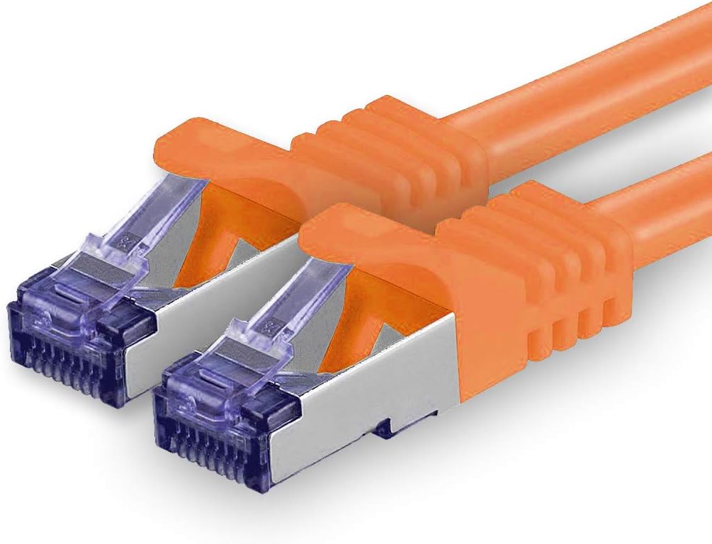 1aTTack Cat.7 Lan ethernet cable 30m – Orange – Cat7 lan network ...