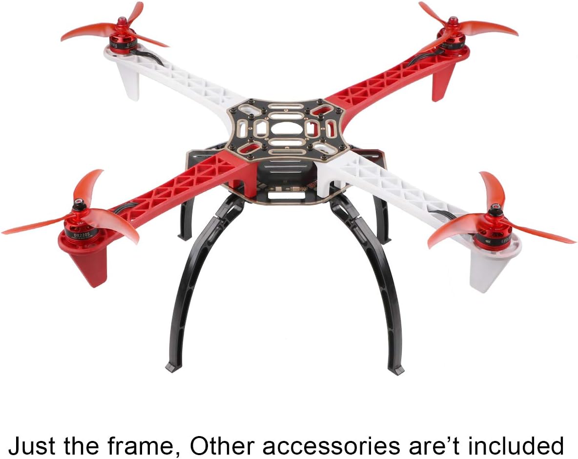 Amazon.com: Crazepony F450-V2 Drone Frame Kit 4-Axis Airframe 450mm ...