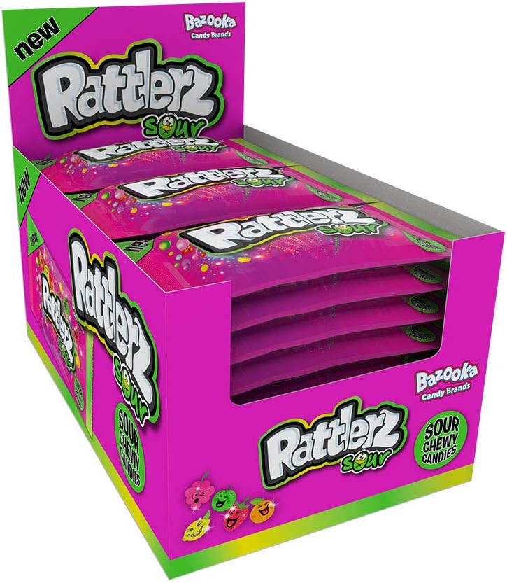 Bazooka Rattlerz Sour Chewy Candies, 40 gm: Buy Online at Best Price in ...