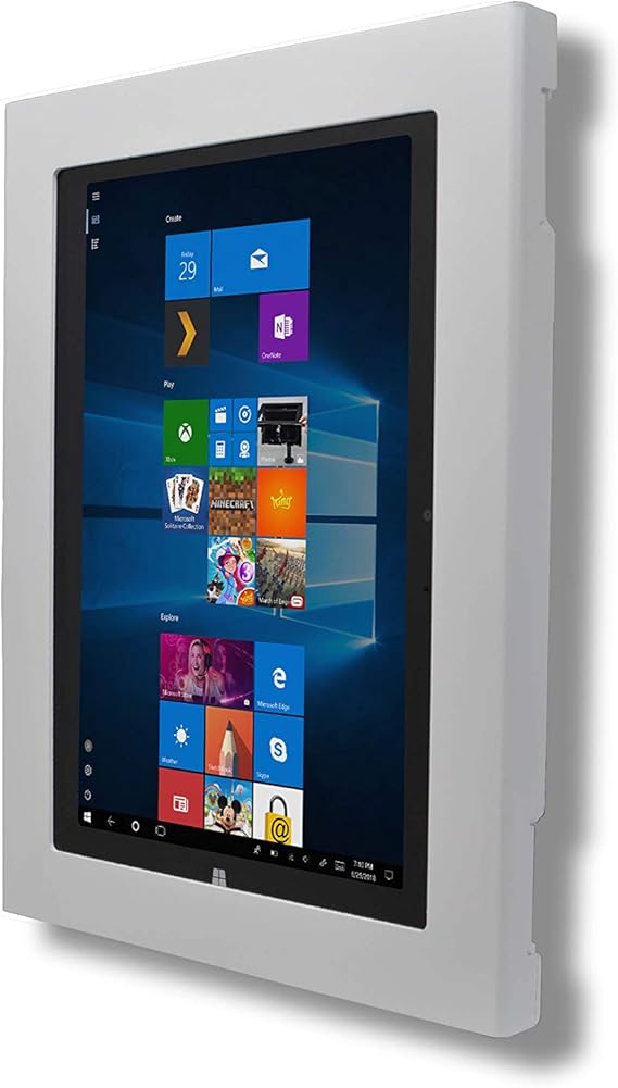 Amazon.com: TABcare Locking Anti-Theft Security Metal Case for Microsoft Surface Pro 7 Tablet ...