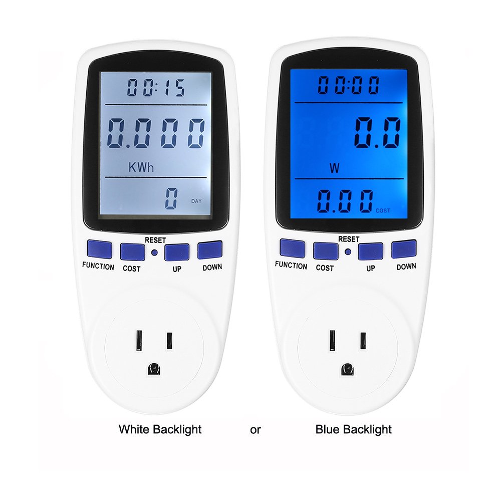 Airwick Plug In Electricity Usage Monitor Power Meter Plug Backlight ...