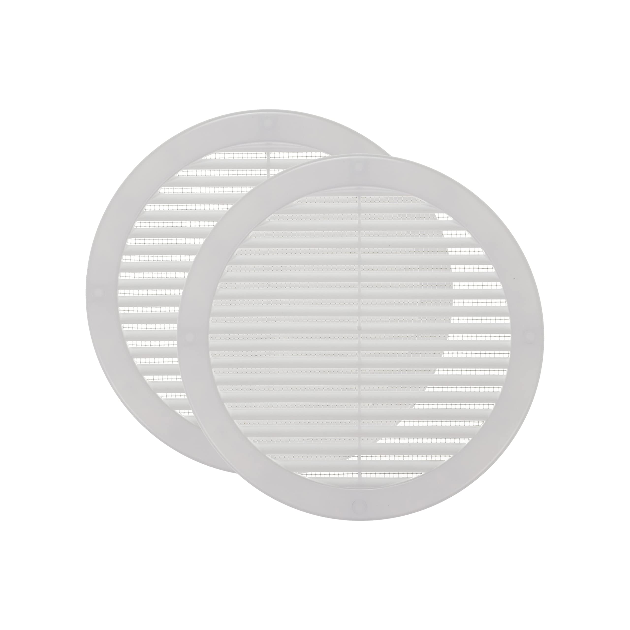 Vent Systems 8" Inch (Opening Dimensions) Pack of 2 White Soffit Vent ...