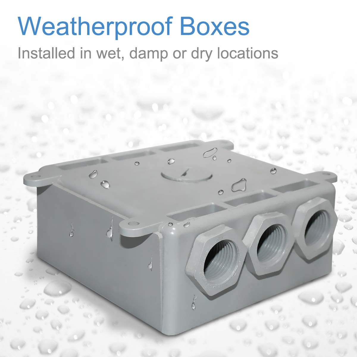 Mua Two Gang electrical box, Suitable 1/2-Inch or 3/4-Inch electrical ...