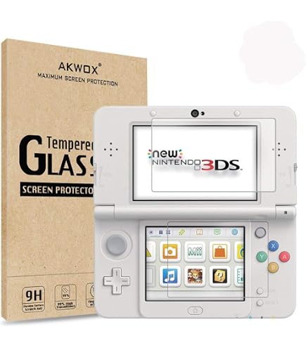 Screen Protector Glass For 3DS XL/New 3DS XL LL - Upper LCD Frame Cover ...