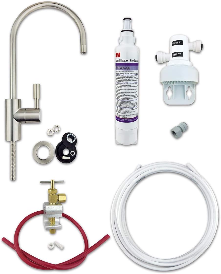 3M Drinking Water Filter Kit (Bacteria Rated Filter) Full DIY System ...