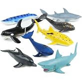 Amazon.com: JOLLY SWEETS Sea Ocean Animals Pool Toys Bath Toys 12 Pack ...