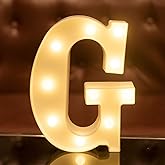 Focux LED Letter Lights Alphabet Light Up Sign for Night Light Home ...