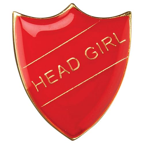 HEAD GIRL METAL PIN BADGE BLUE SB018B: Amazon.co.uk: Kitchen & Home