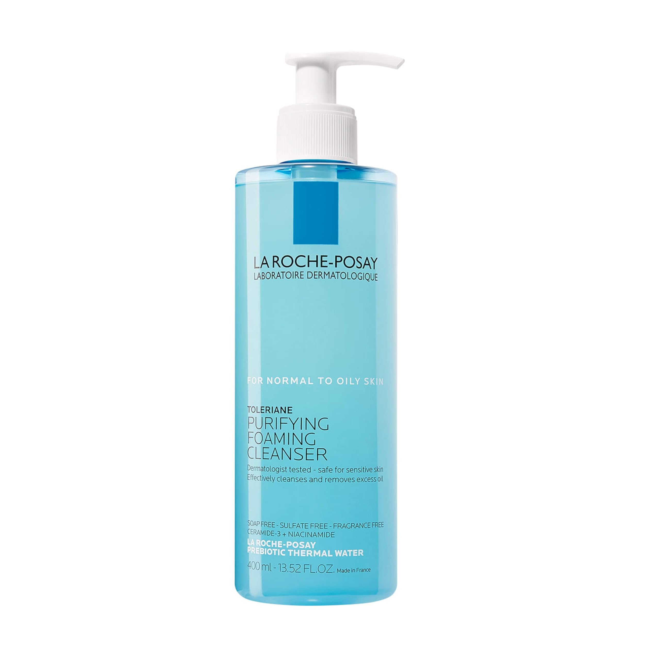 La Roche-Posay Toleriane Purifying Foaming Facial Cleanser, Oil Free ...