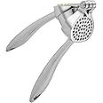 Amazon.com: GENIYA Garlic Press, Premium Zinc Alloy Garlic Crusher ...
