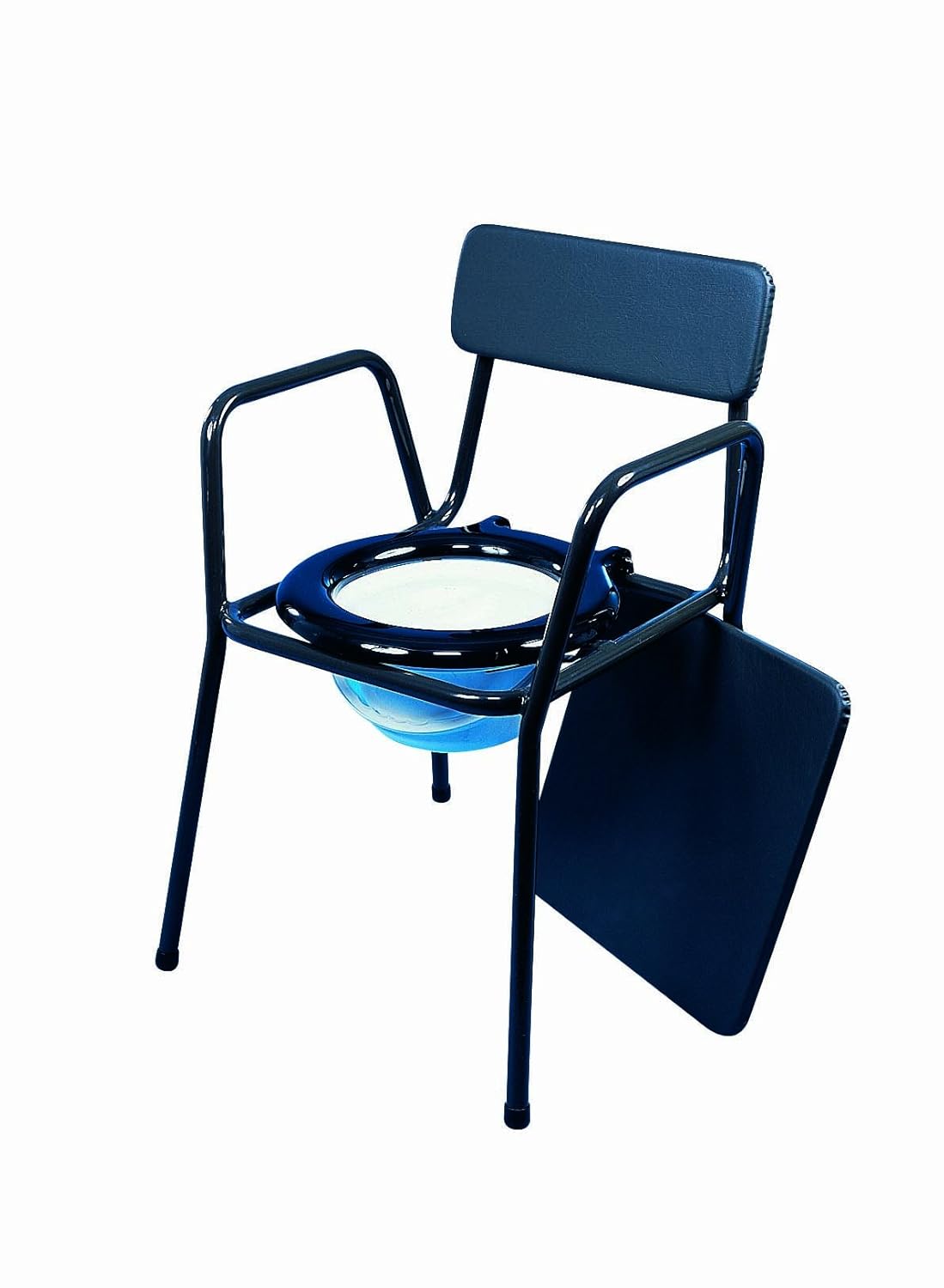 Drive DeVilbiss Healthcare Economy Stacking Commode with Padded Back ...