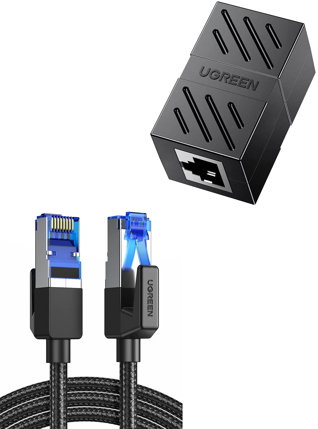 Mua UGREEN Cat 8 Ethernet Cable 6FT Bundle RJ45 Coupler trên Amazon Mỹ ...